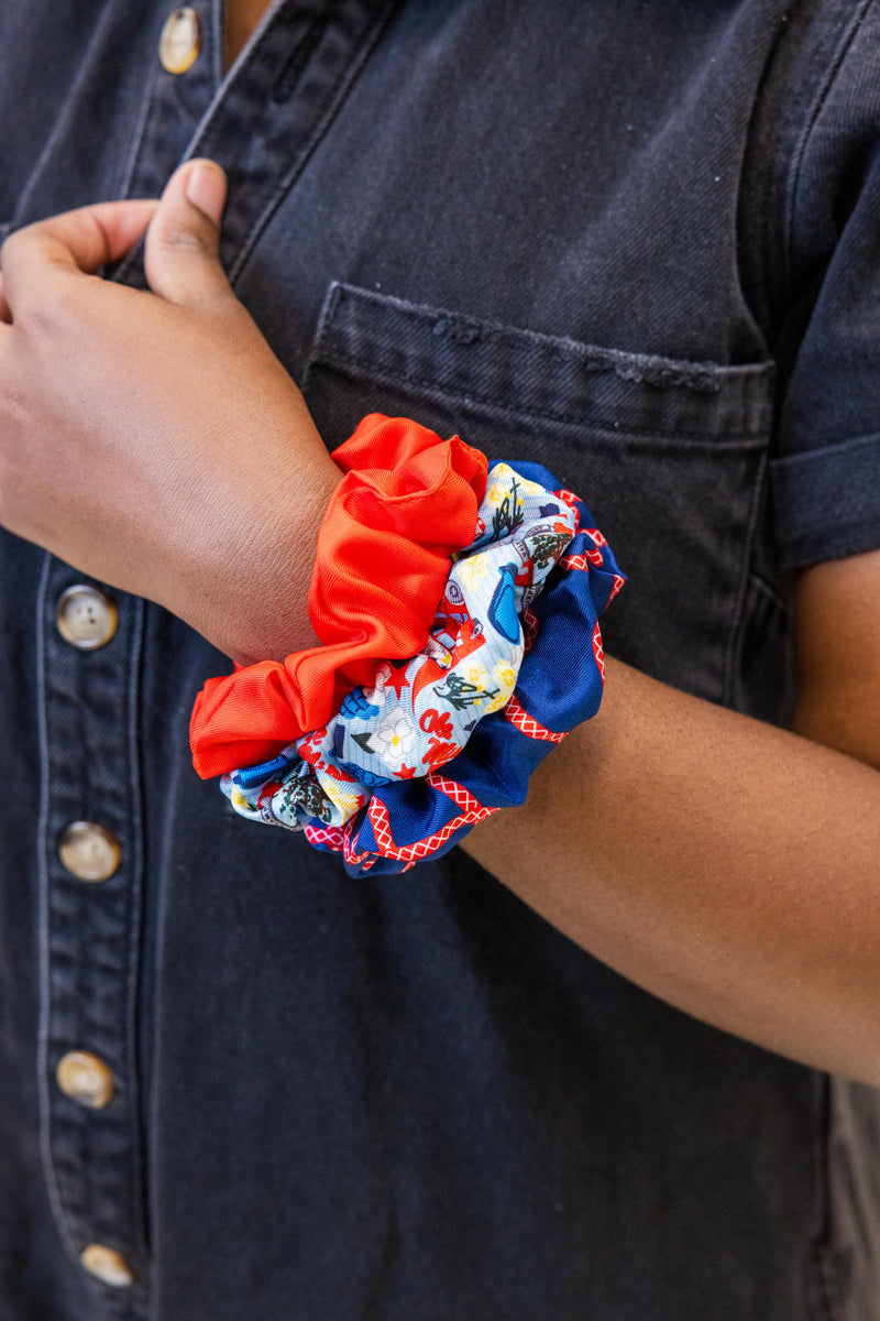 Ole Miss Rebels Scrunchie Set – Saturday Silks