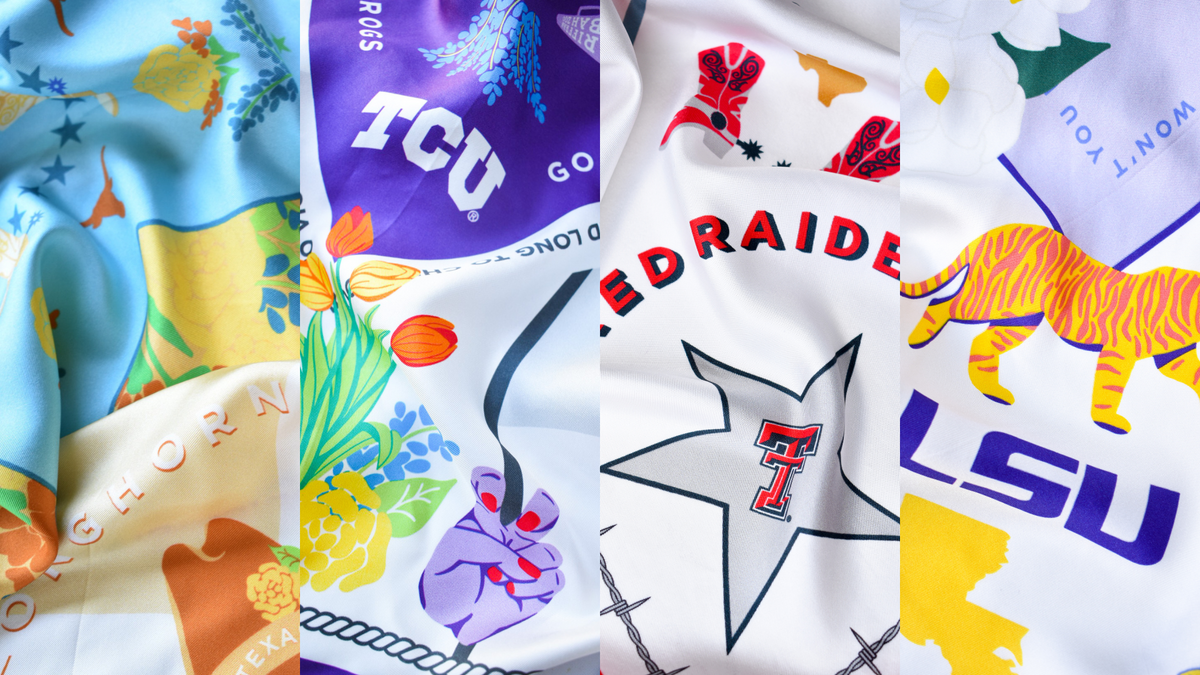Licensed Collegiate Scarves – Saturday Silks