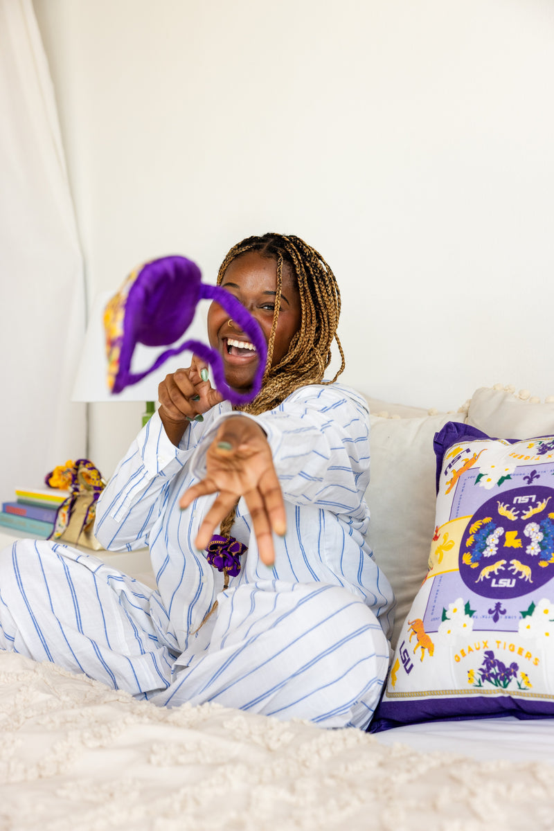 LSU Tigers Cotton Pillow Cover – Saturday Silks