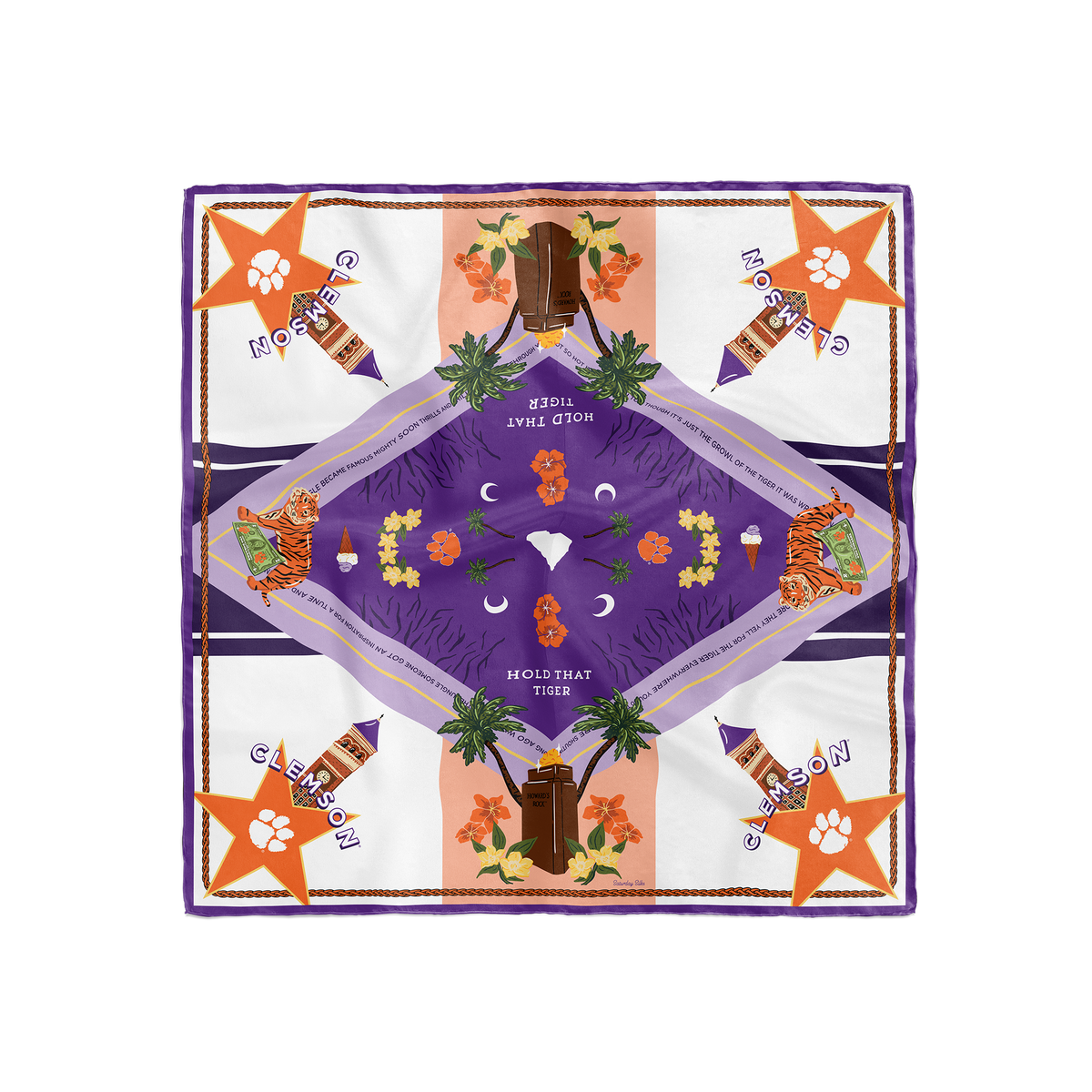 Clemson Tigers Saturday Scarf™ – Saturday Silks