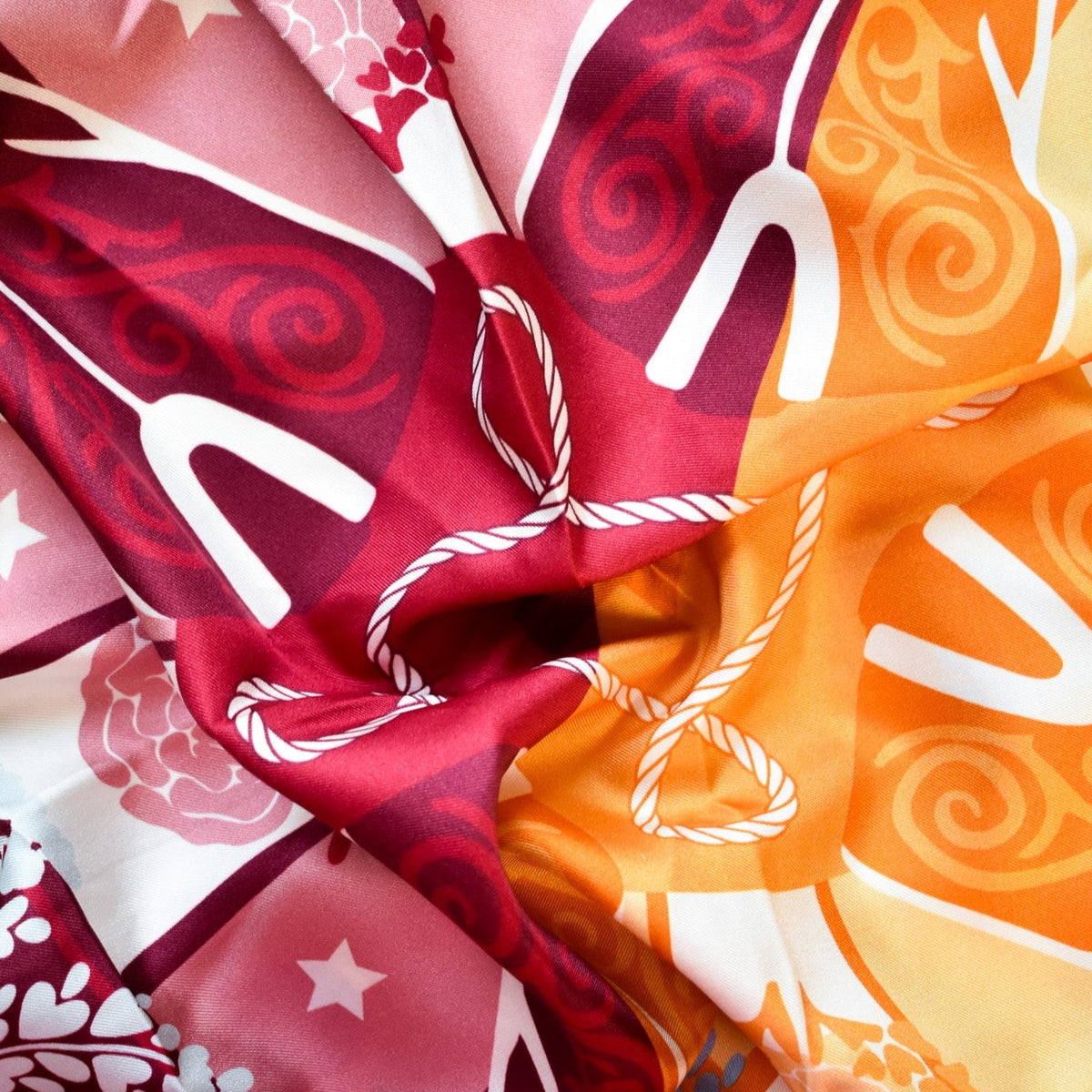 Austin v. College Station House Divided Saturday Scarf™ – Saturday Silks
