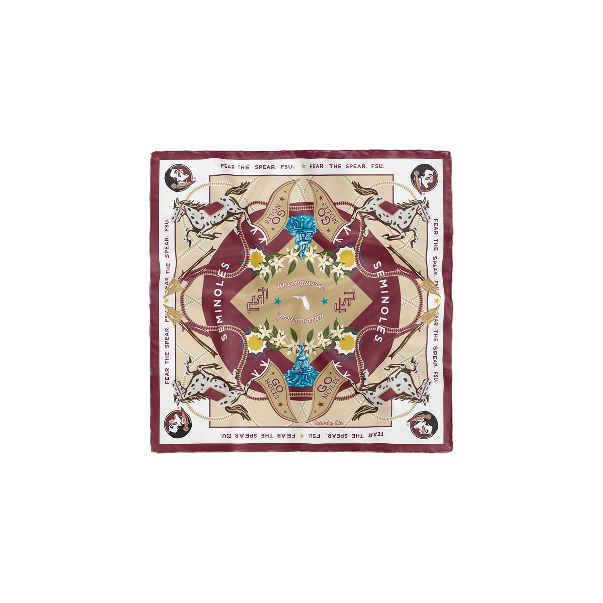 Florida State Seminoles Pocket Scarf – Saturday Silks