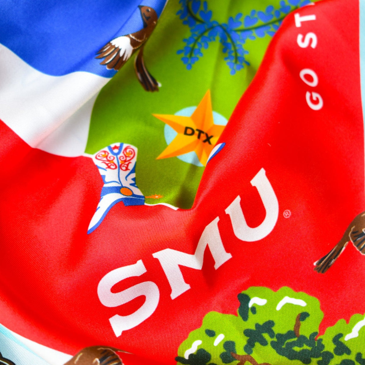 SMU Mustangs Saturday Scarf™ – Saturday Silks
