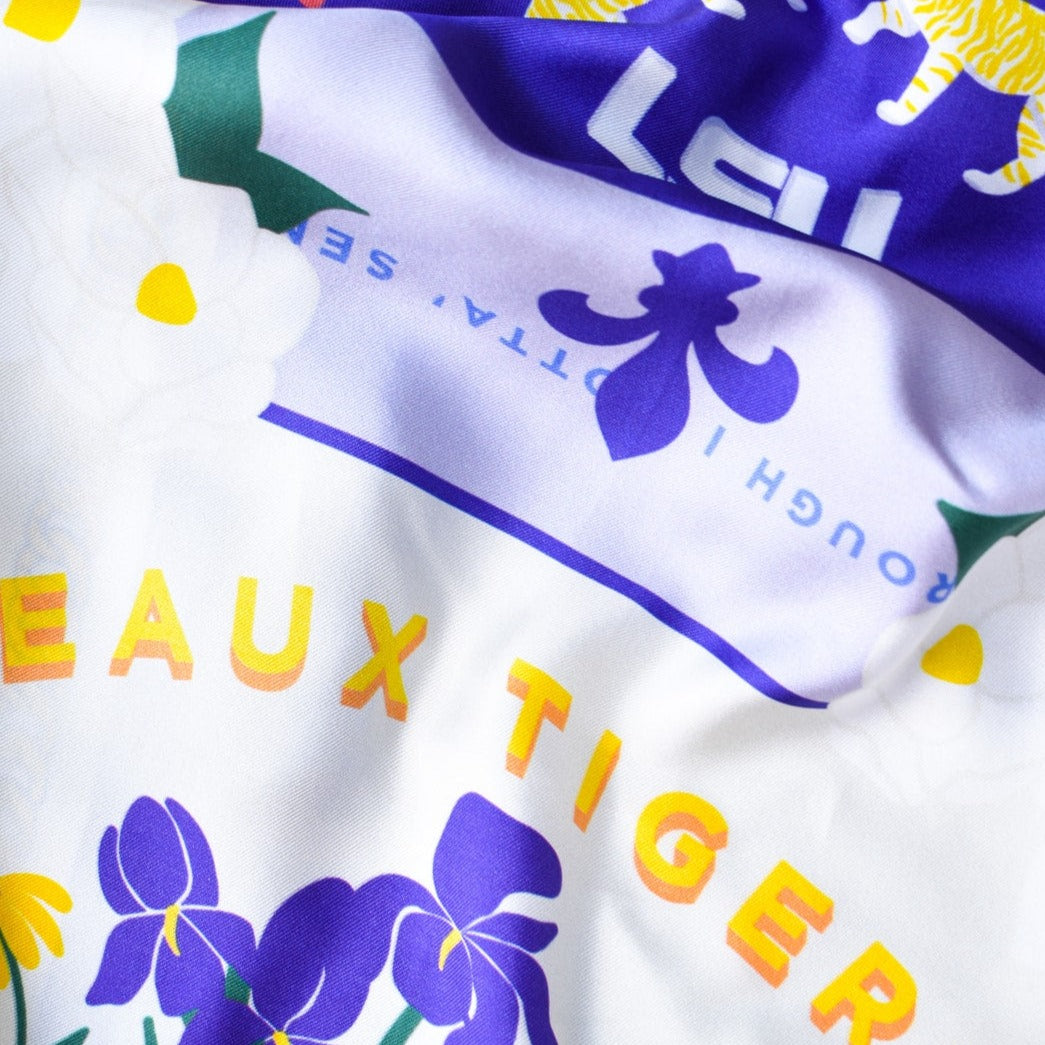 LSU Tigers Saturday Scarf™ – Saturday Silks
